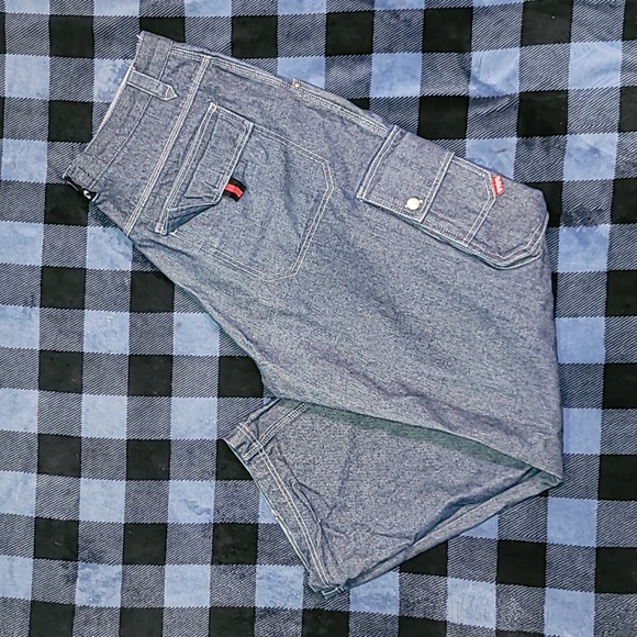 solo | Pants | Vintage 9s Solo Semore Heavythick Denim Cargo Pants ...